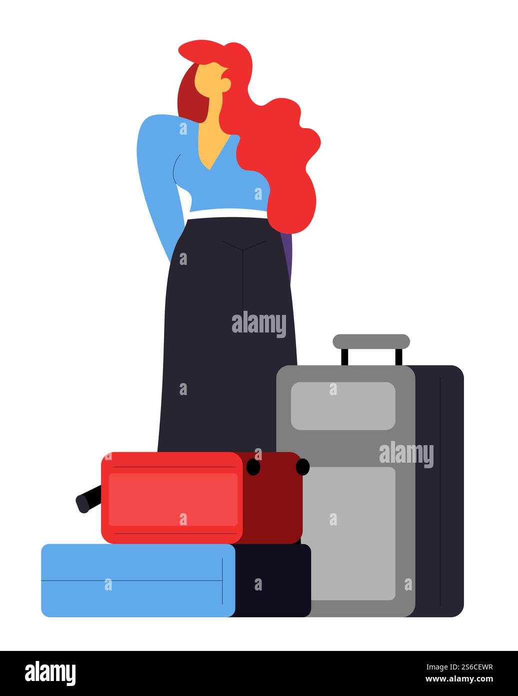 Airport confused Stock Vector Images - Alamy