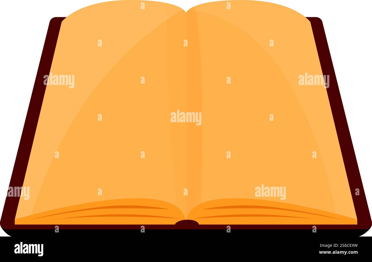 Open home book icon. Cartoon of open home book vector icon for web ...