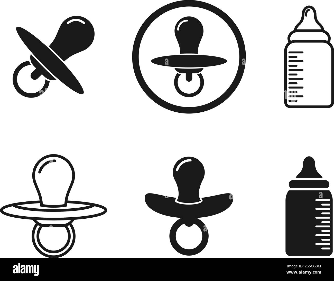 Baby pacifier icon illustration vector design Stock Vector Image & Art ...