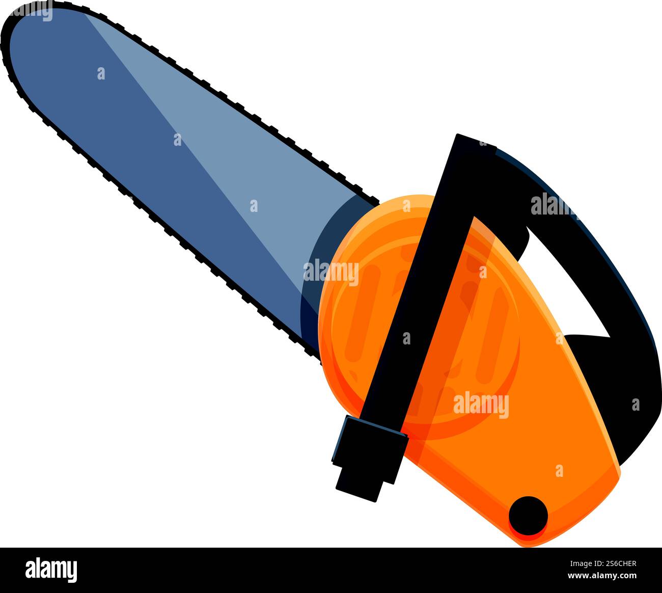Farm chainsaw icon. Cartoon of farm chainsaw vector icon for web design ...