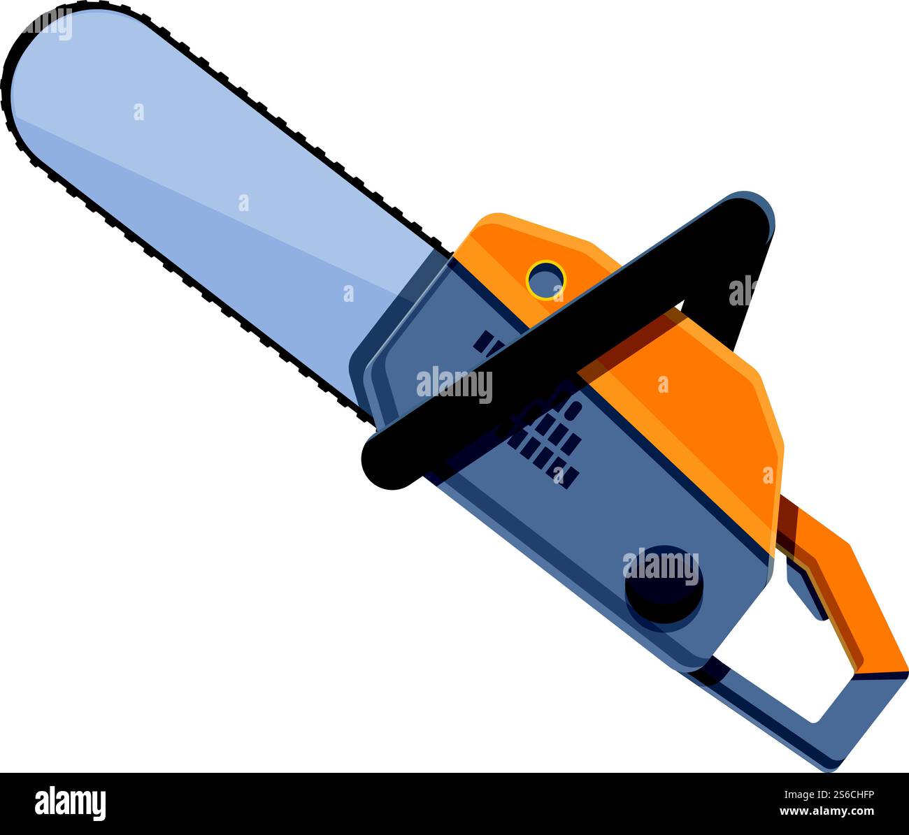 Old chainsaw icon. Cartoon of old chainsaw vector icon for web design ...