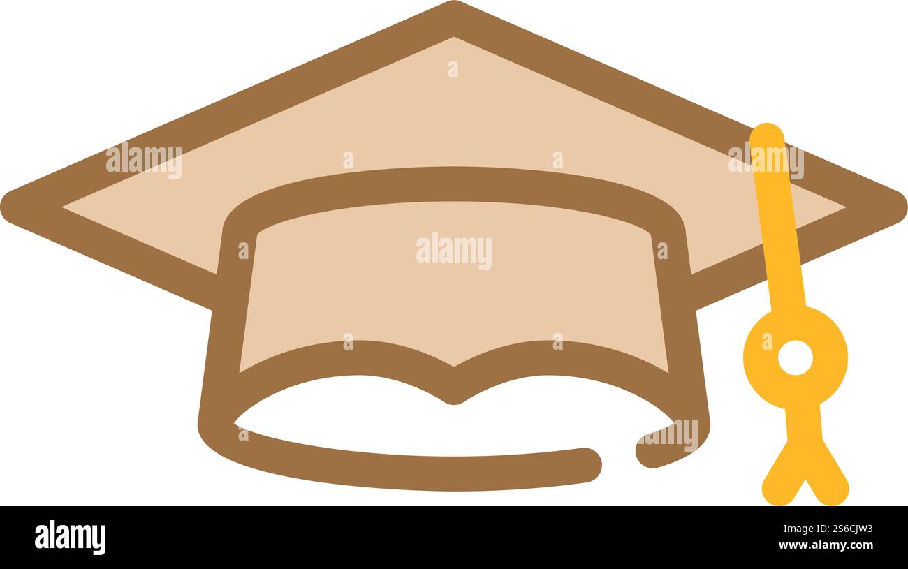 student graduation cap color icon vector. student graduation cap sign ...