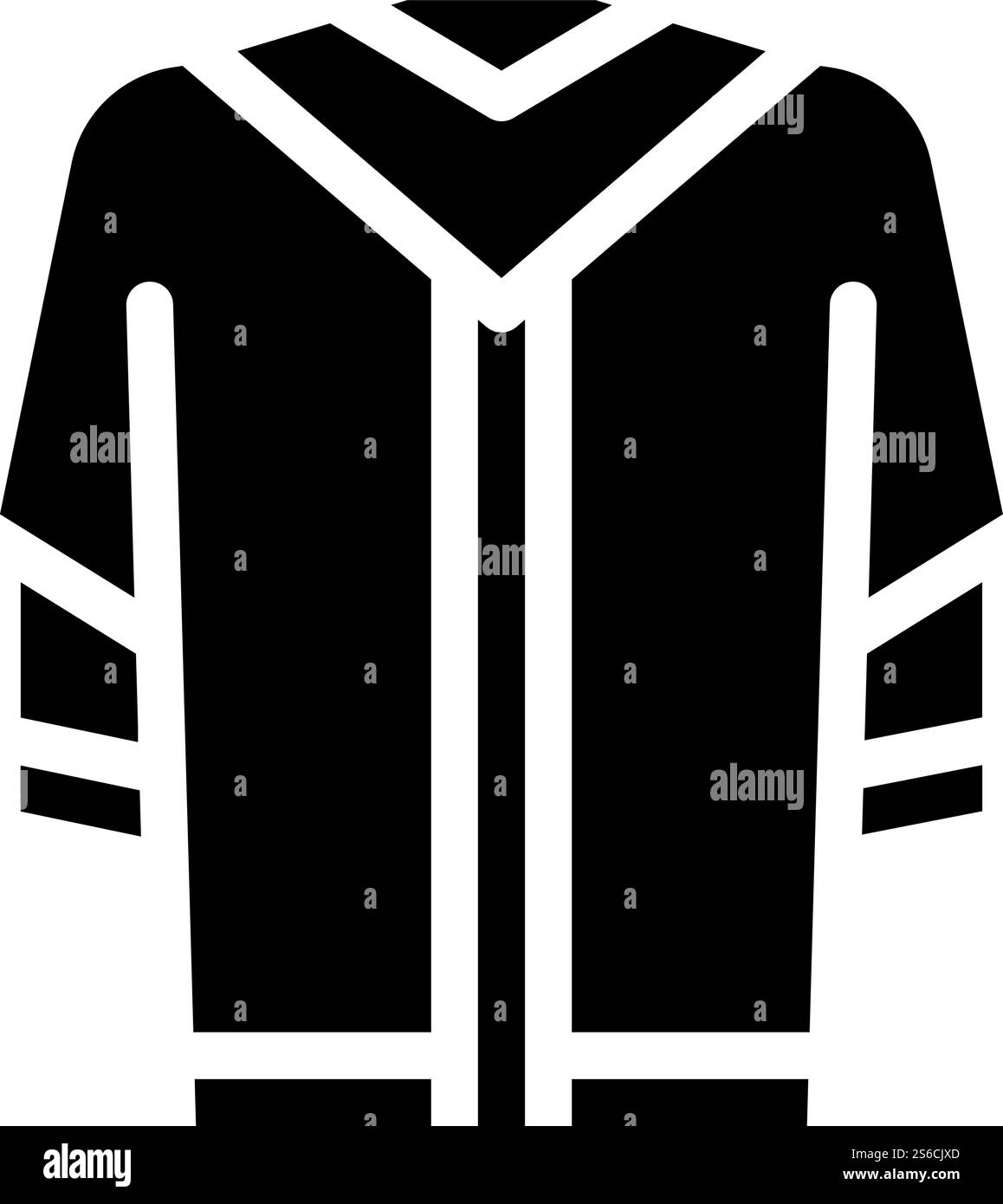 graduation mantle glyph icon vector. graduation mantle sign. isolated ...