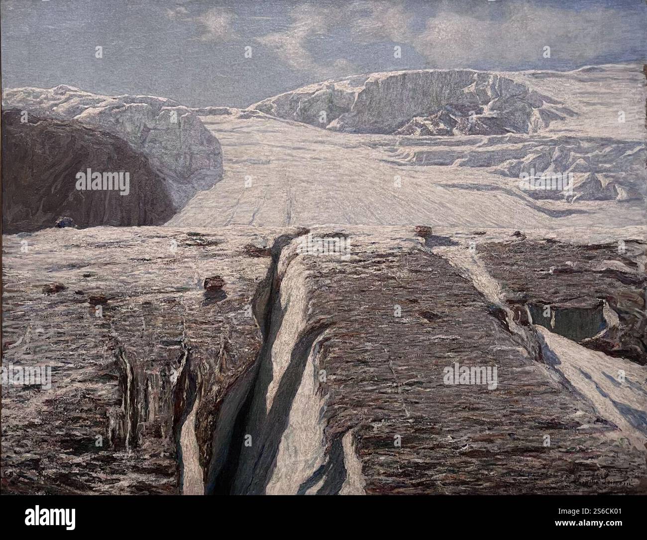 Ghiacciaio - Emilio Longoni (1859-1932 Stock Photo - Alamy