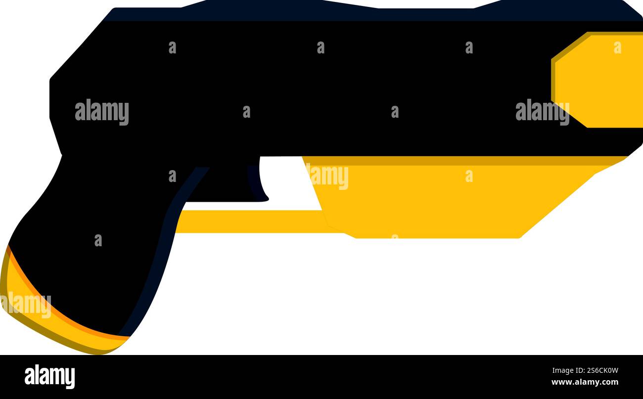 Taser attack icon. Cartoon of taser attack vector icon for web design ...