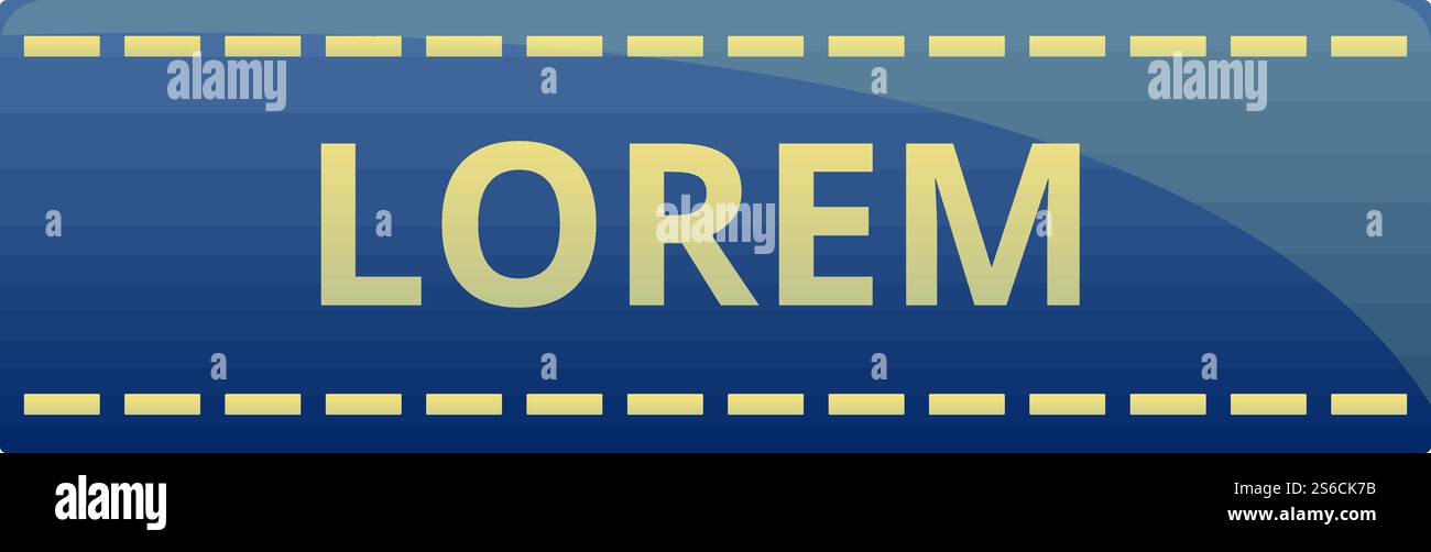 Textile cloth label icon. Cartoon of textile cloth label vector icon ...