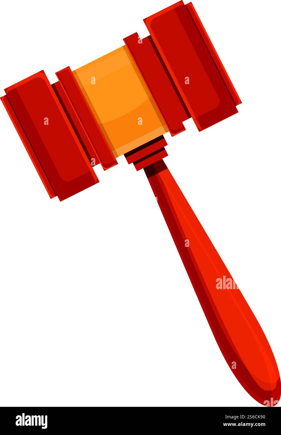 Wood gavel icon. Cartoon of wood gavel vector icon for web design ...