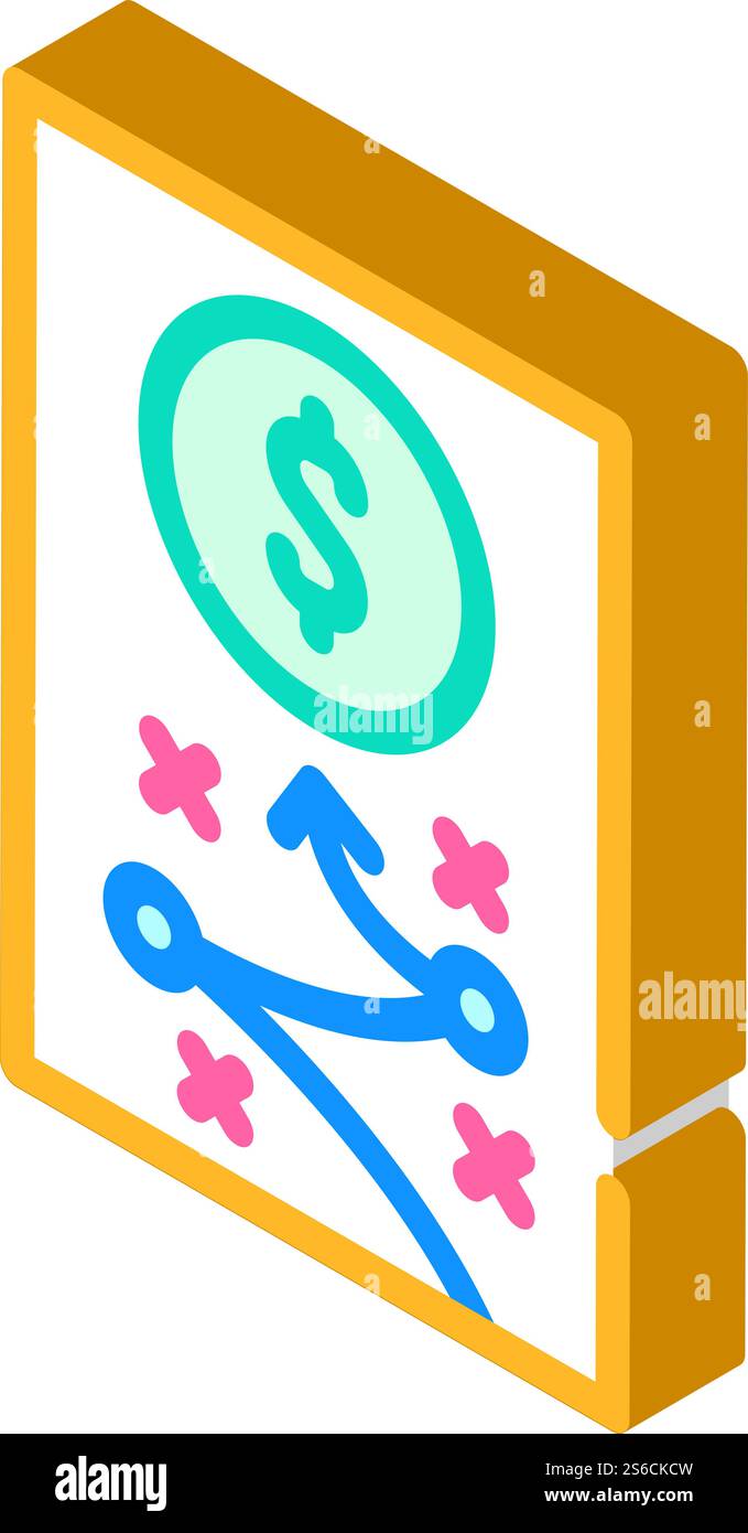 business strategy isometric icon vector. business strategy sign ...