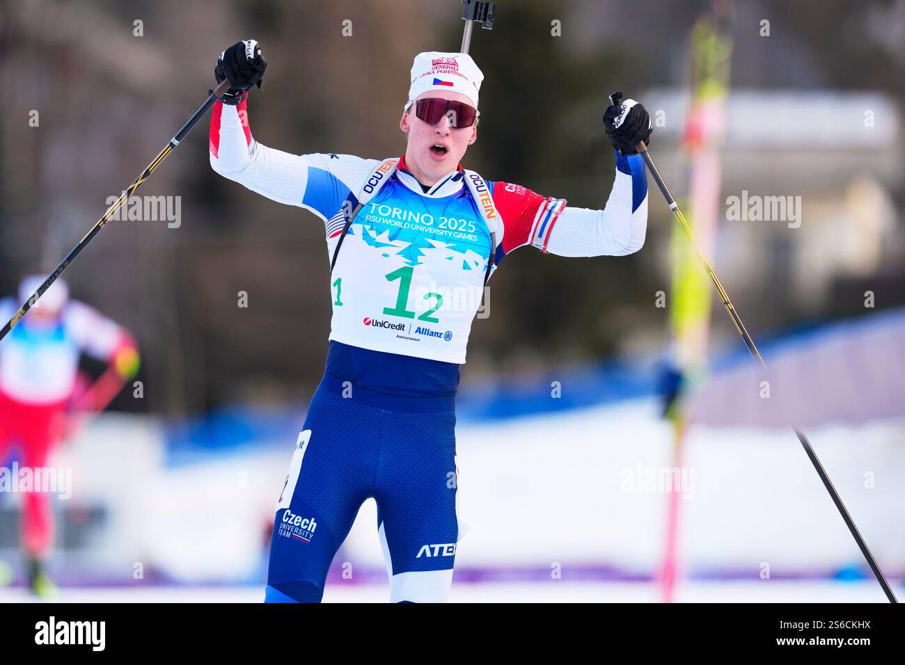 Pragelato, Italy. 16th Jan, 2025. Petr Hak (CZE) Biathlon : Torino 2025 ...