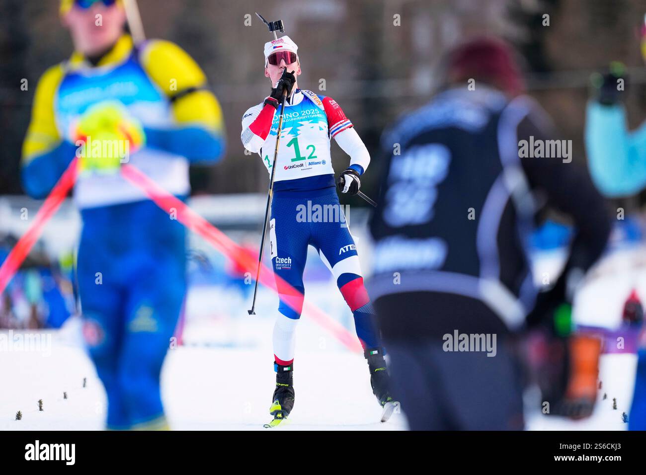 Pragelato, Italy. 16th Jan, 2025. Petr Hak (CZE) Biathlon : Torino 2025 ...