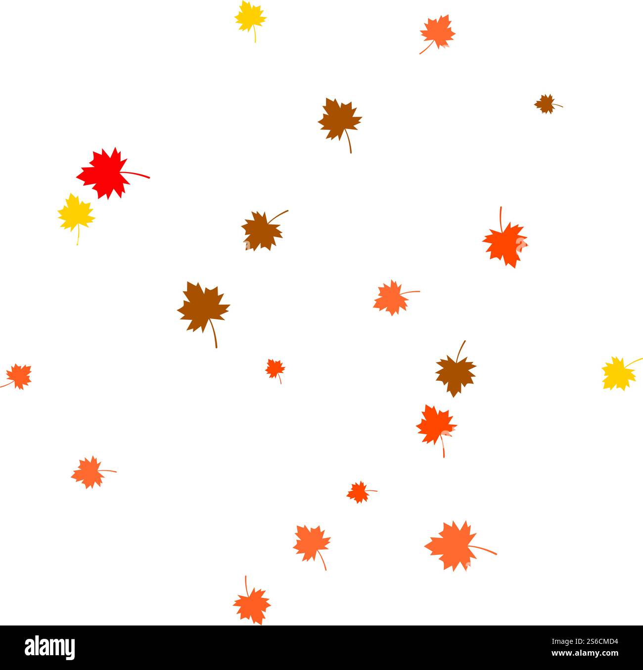 Autumn Leaf background template vector illustration Stock Vector Image ...