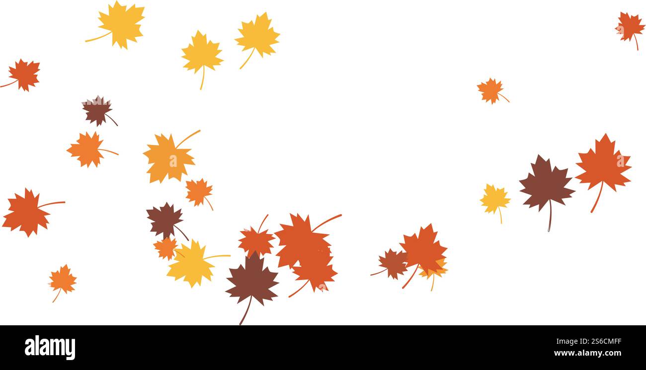 Autumn Leaf background template vector illustration Stock Vector Image ...