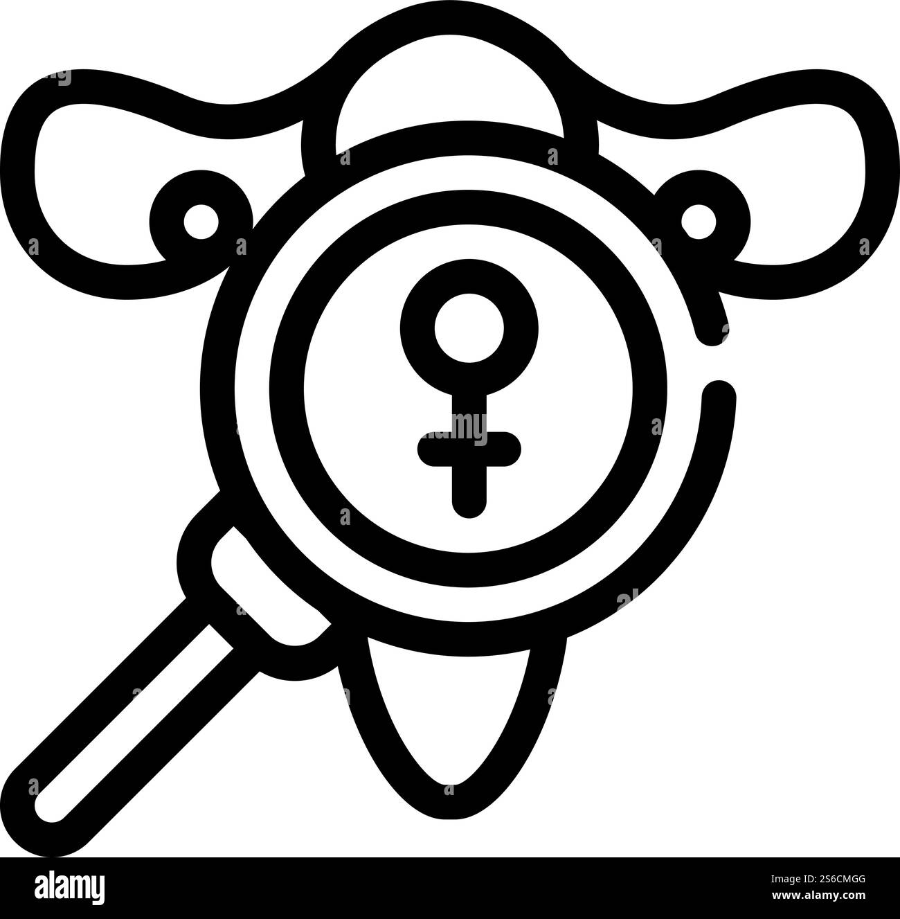 comprehensive examination line icon vector. comprehensive examination ...