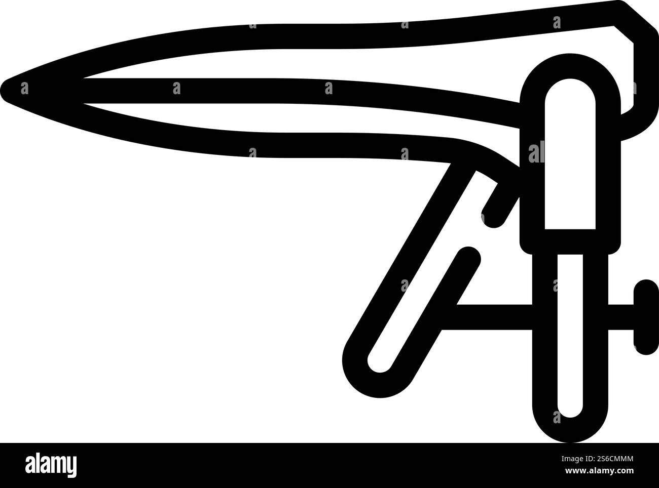gynecological speculum line icon vector. gynecological speculum sign ...