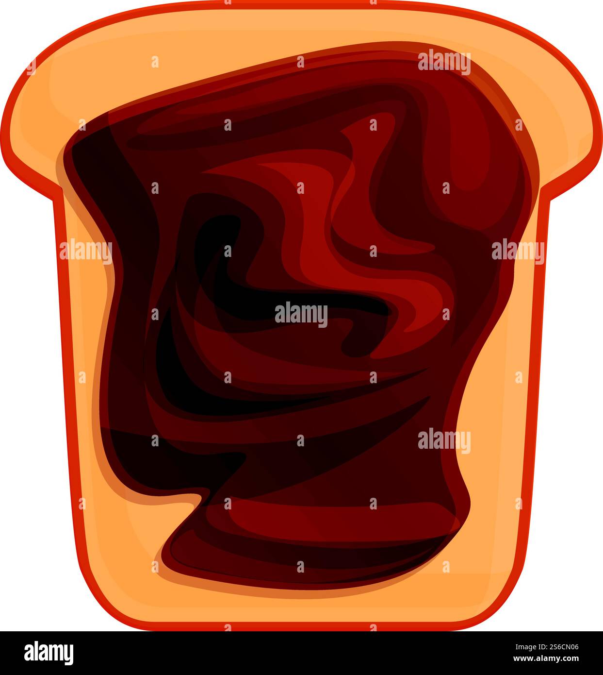 Nut chocolate paste icon. Cartoon of nut chocolate paste vector icon ...