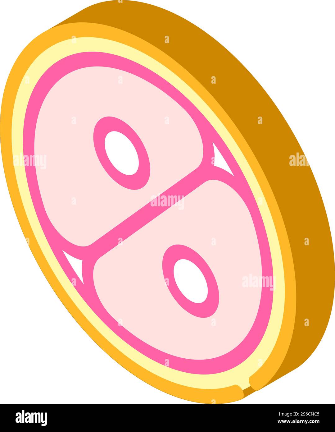 cell division isometric icon vector. cell division sign. isolated ...