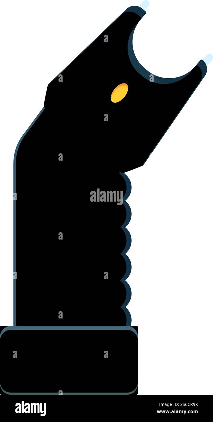 Taser tool icon. Cartoon of taser tool vector icon for web design ...