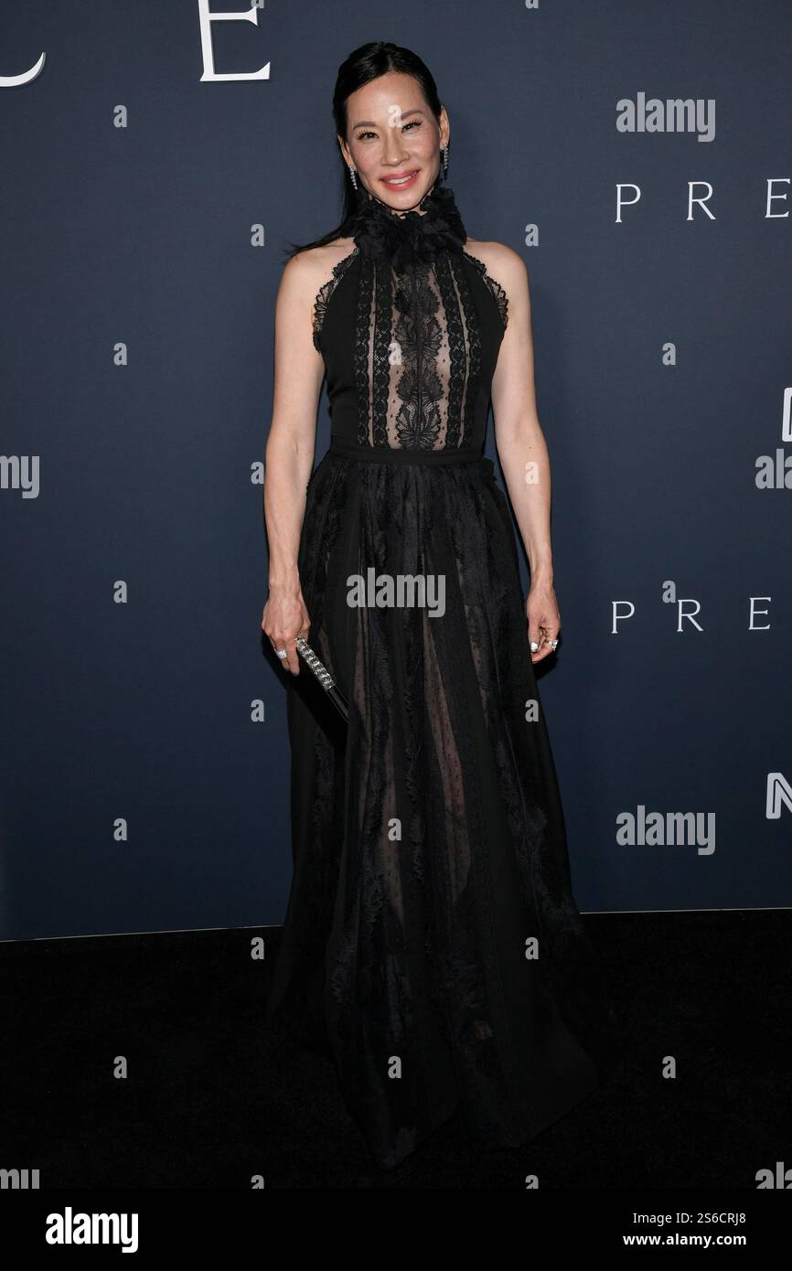 Lucy Liu attends the premiere of "Presence" at AMC Lincoln Square on ...