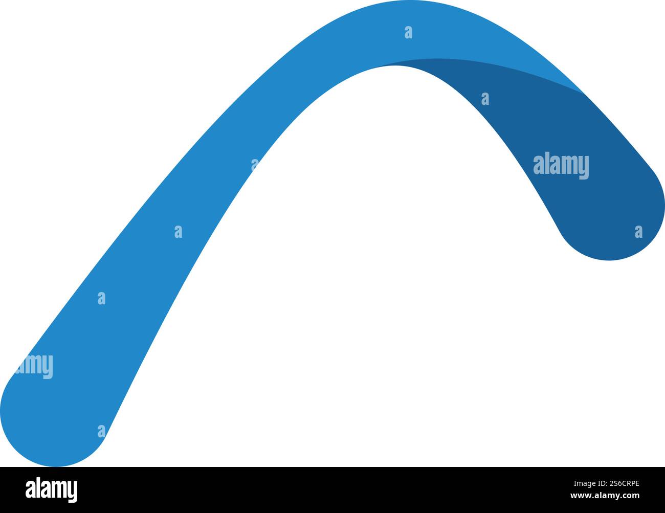 Boomerang weapon illustration logo vector flat design Stock Vector ...