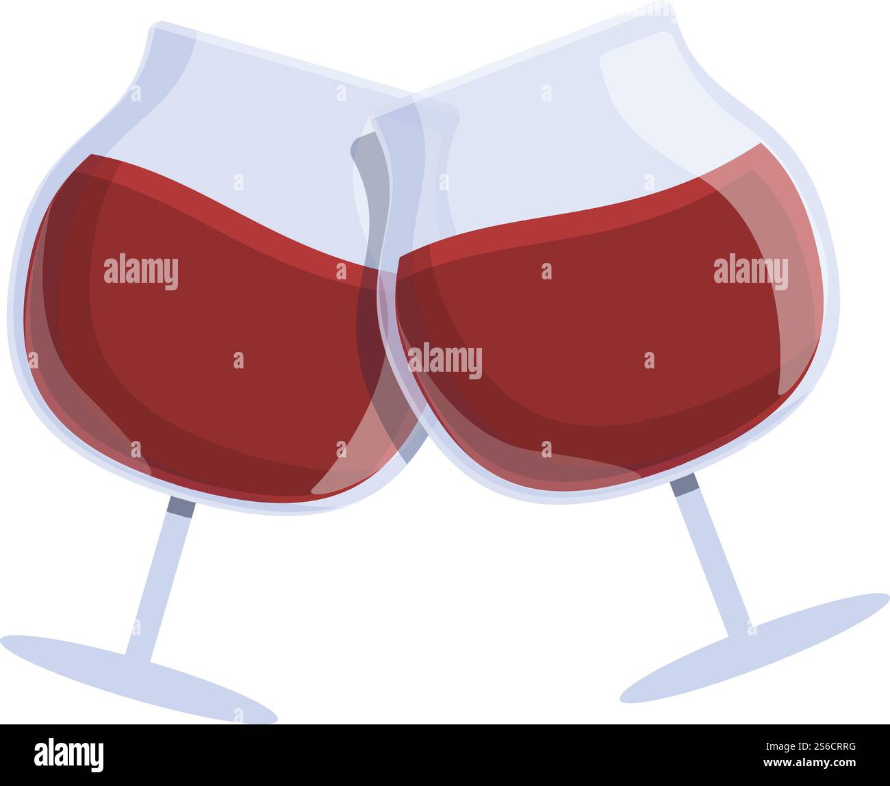 Toast cheers icon. Cartoon of toast cheers vector icon for web design ...