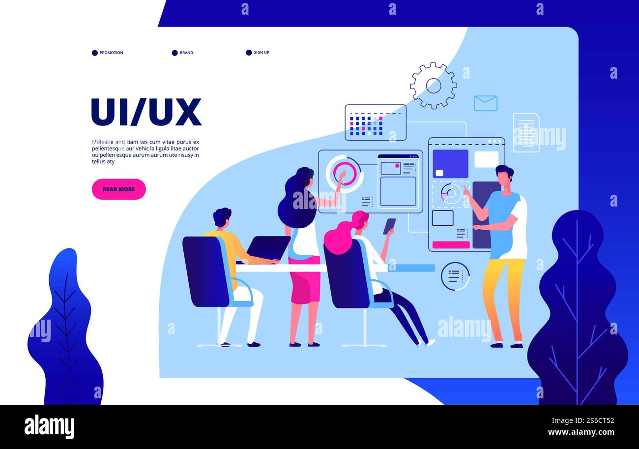 Ui ux landing page. Best user experience automation digital ui ux ...