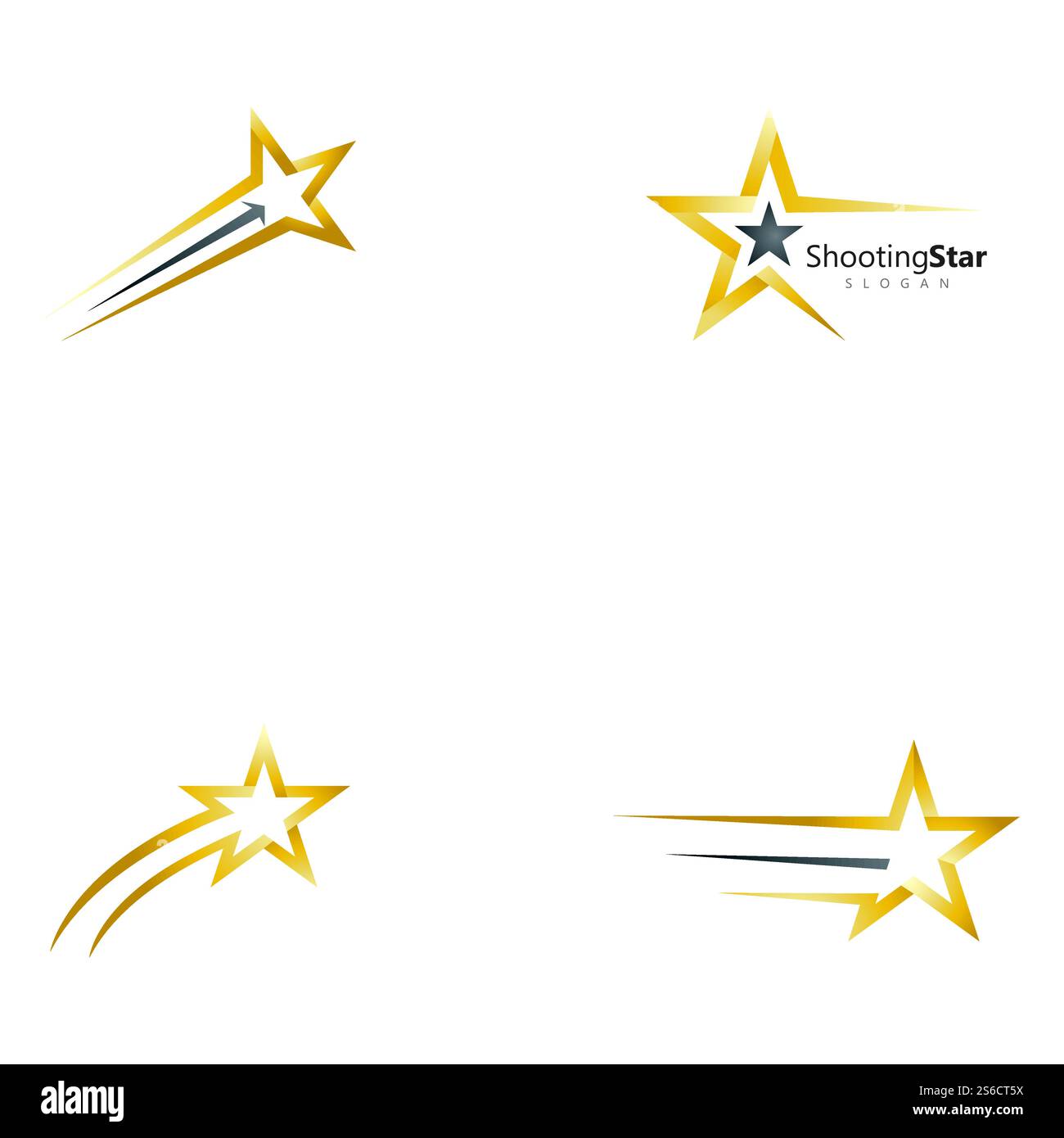 shooting star vector logo design template Stock Vector Image & Art - Alamy