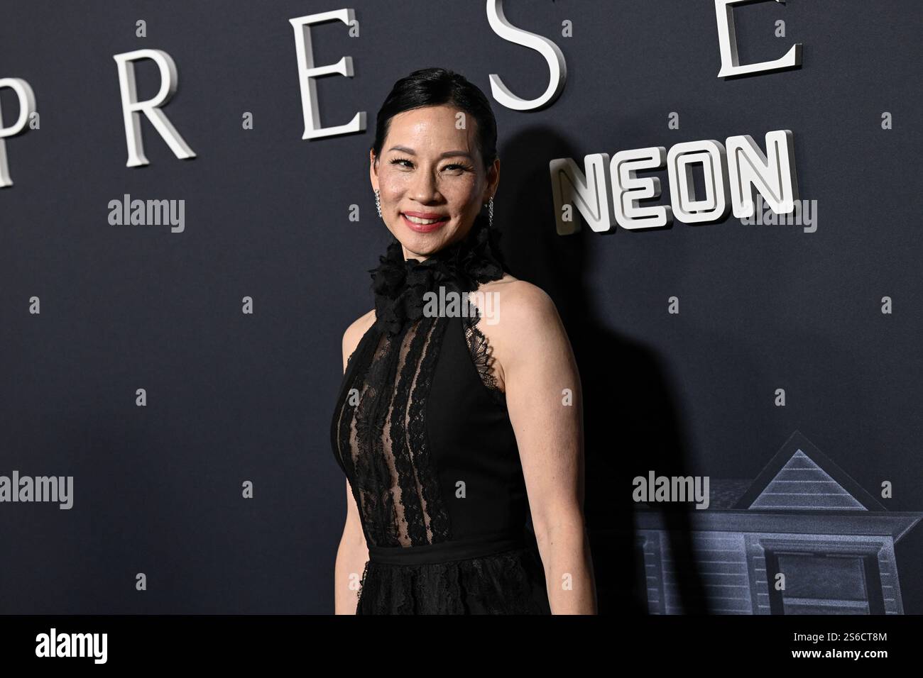 Lucy Liu attends the premiere of "Presence" at AMC Lincoln Square on ...