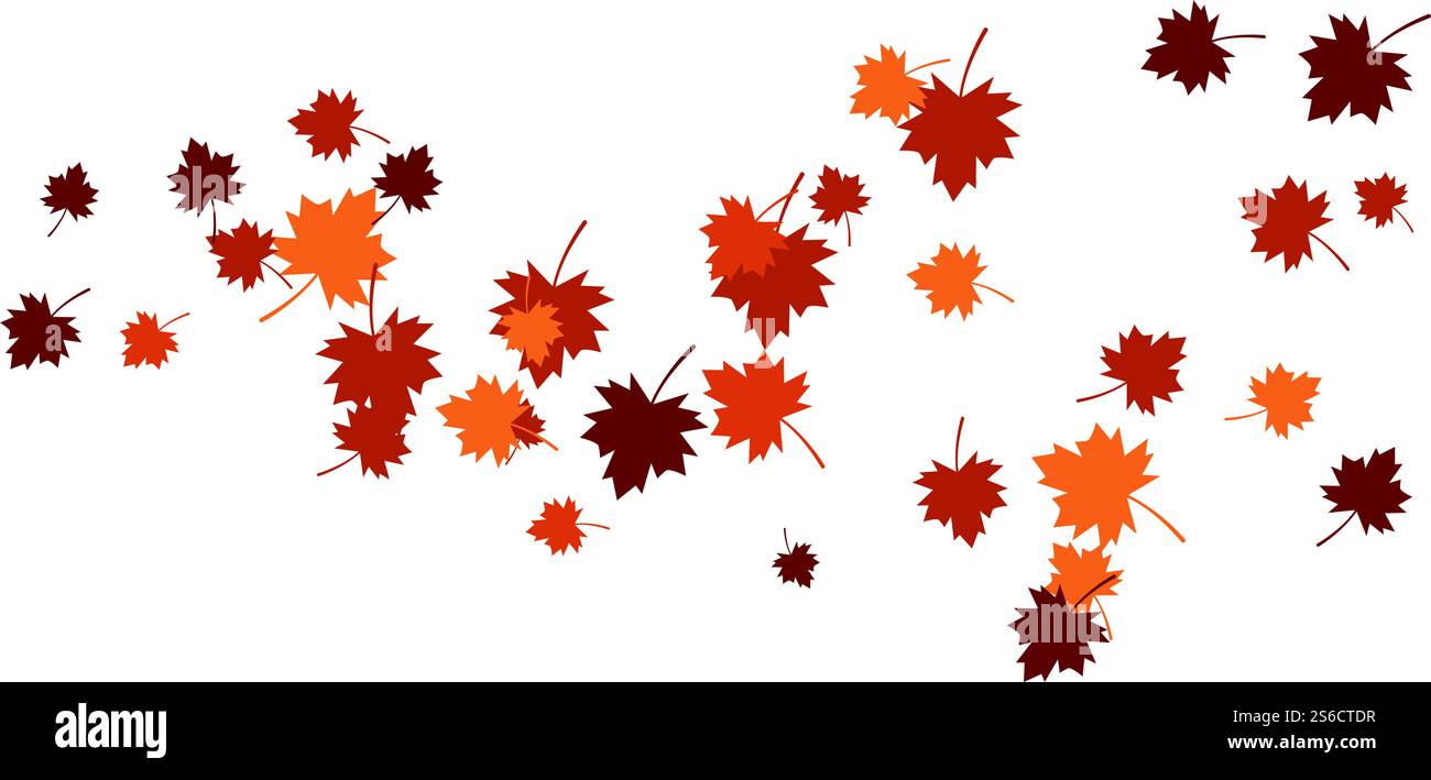 Autumn Leaf background template vector illustration Stock Vector Image ...