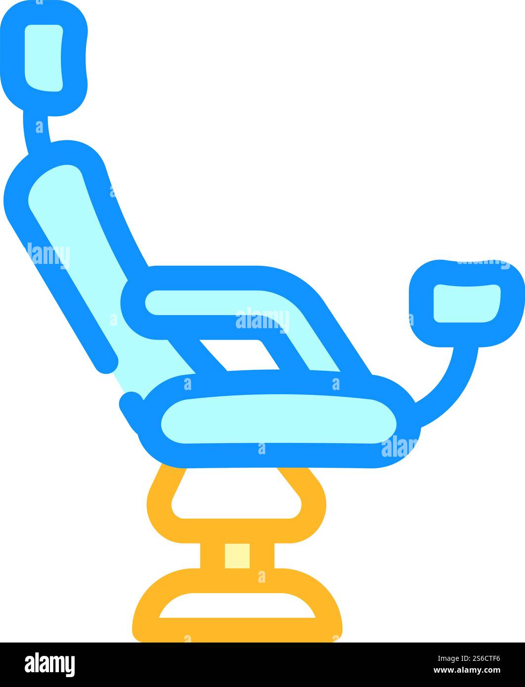 gynecological chair color icon vector. gynecological chair sign ...