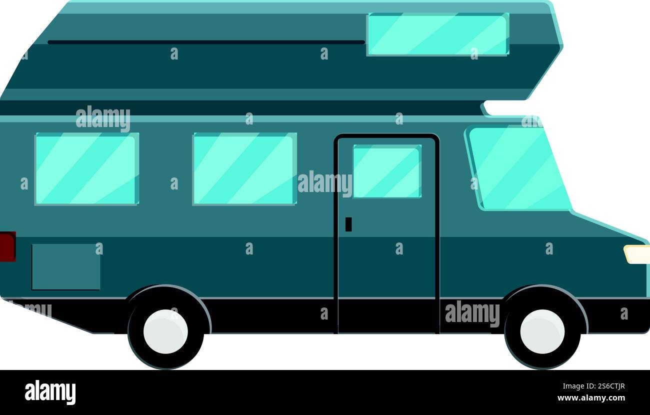 Modern motorhome icon. Cartoon of modern motorhome vector icon for web ...
