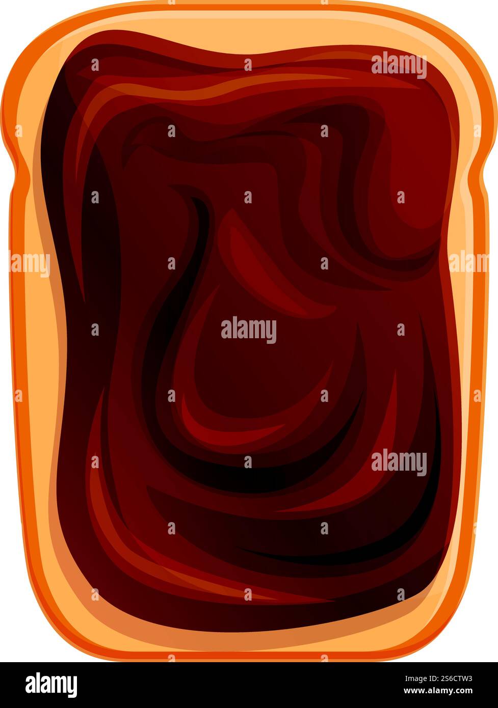 Chocolate paste ingredient icon. Cartoon of chocolate paste ingredient ...