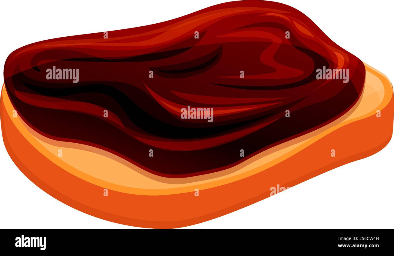 Sandiwch chocolate paste icon. Cartoon of sandiwch chocolate paste ...