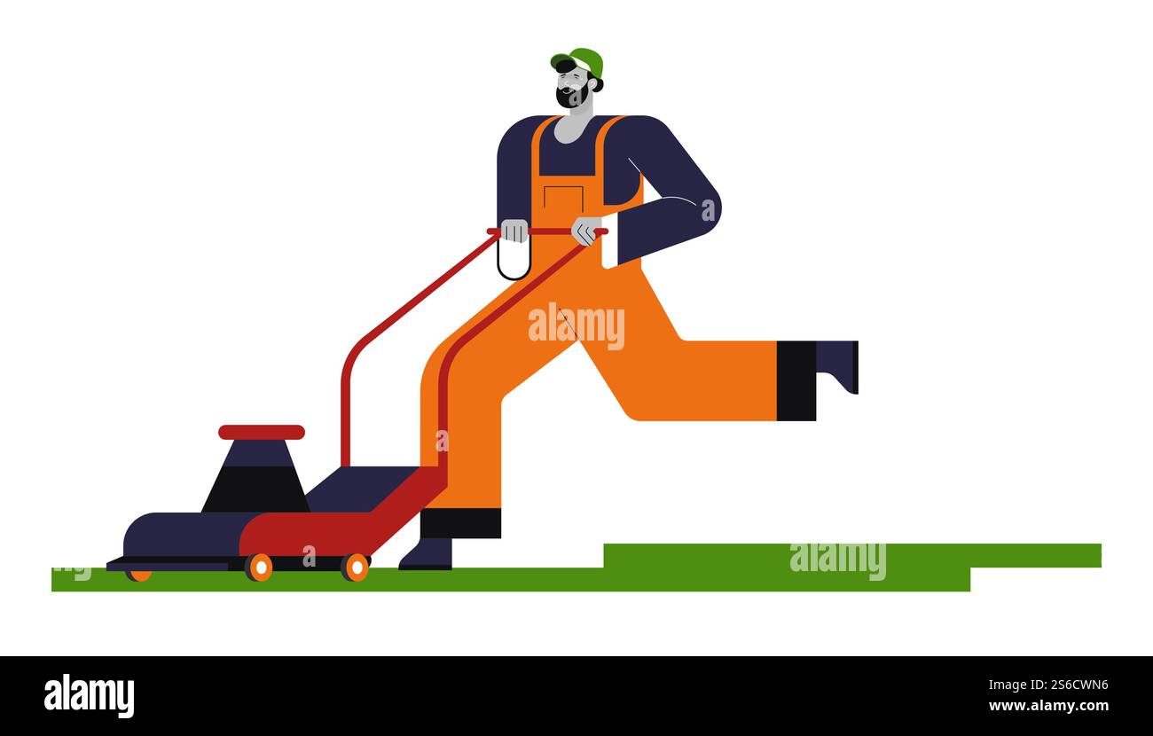 Spring garden works Cut Out Stock Images & Pictures - Alamy