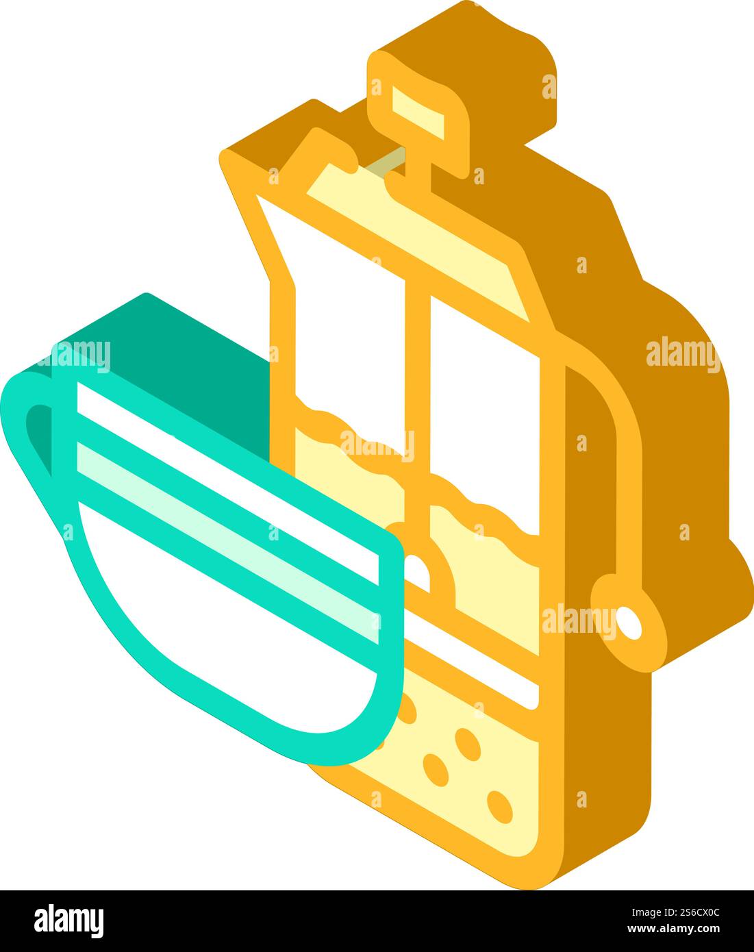 tea drink teapot isometric icon vector. tea drink teapot sign. isolated ...