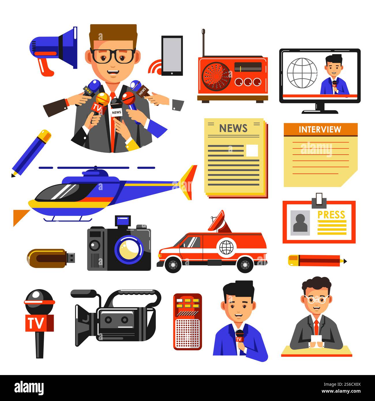 Reporting publishing Stock Vector Images - Alamy