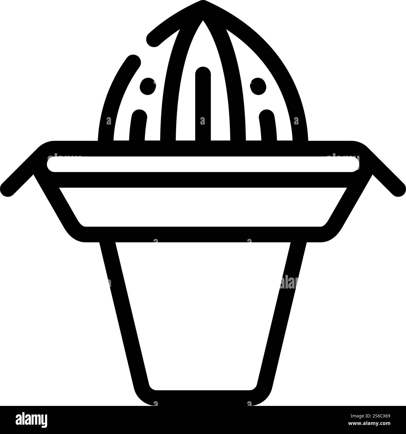 coffee machine line icon vector. coffee machine sign. isolated contour ...