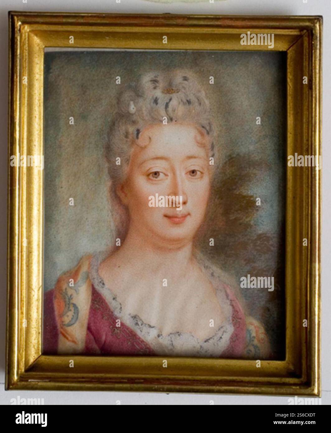 David Gardelle, Dameportræt Stock Photo - Alamy