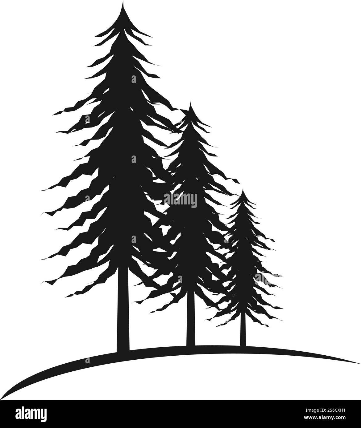 Tree market sign Black and White Stock Photos & Images - Alamy