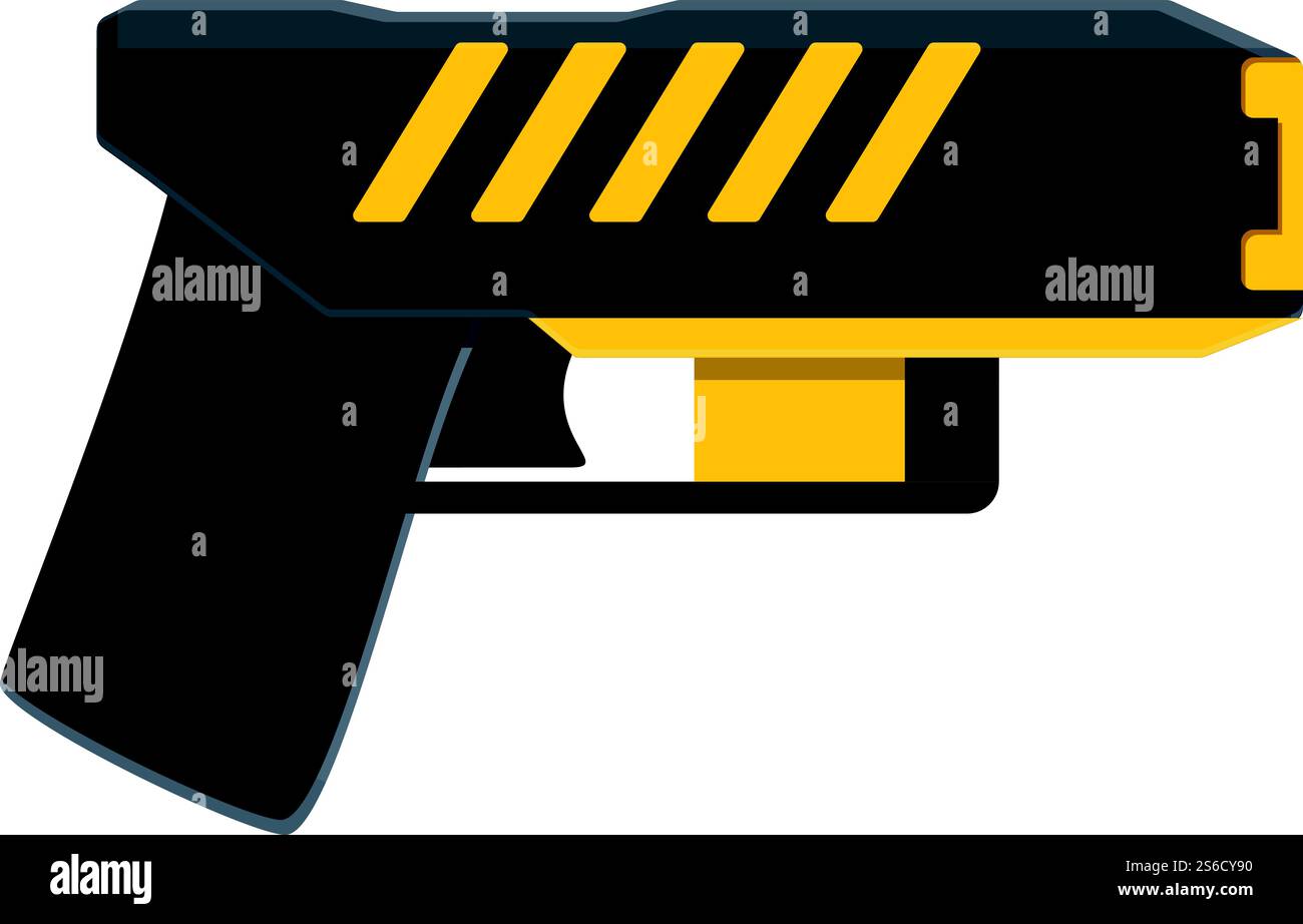Taser stun defense icon. Cartoon of taser stun defense vector icon for ...