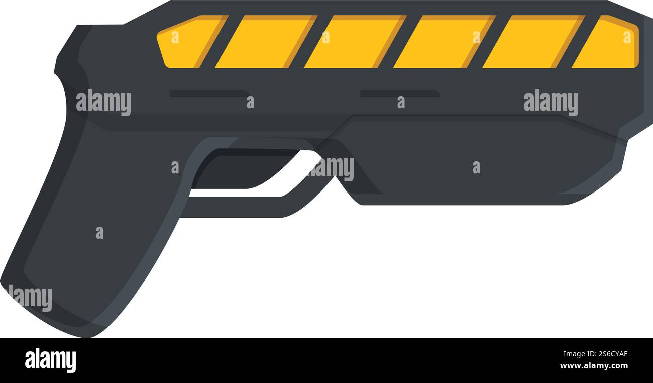 Taser electroshock icon. Cartoon of taser electroshock vector icon for ...