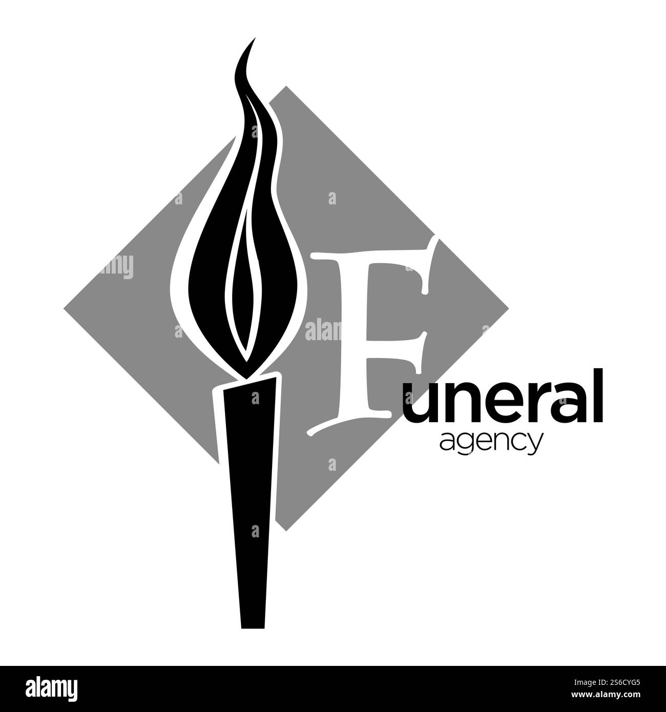 Candle as mourning symbol vector interment hi-res stock photography and ...