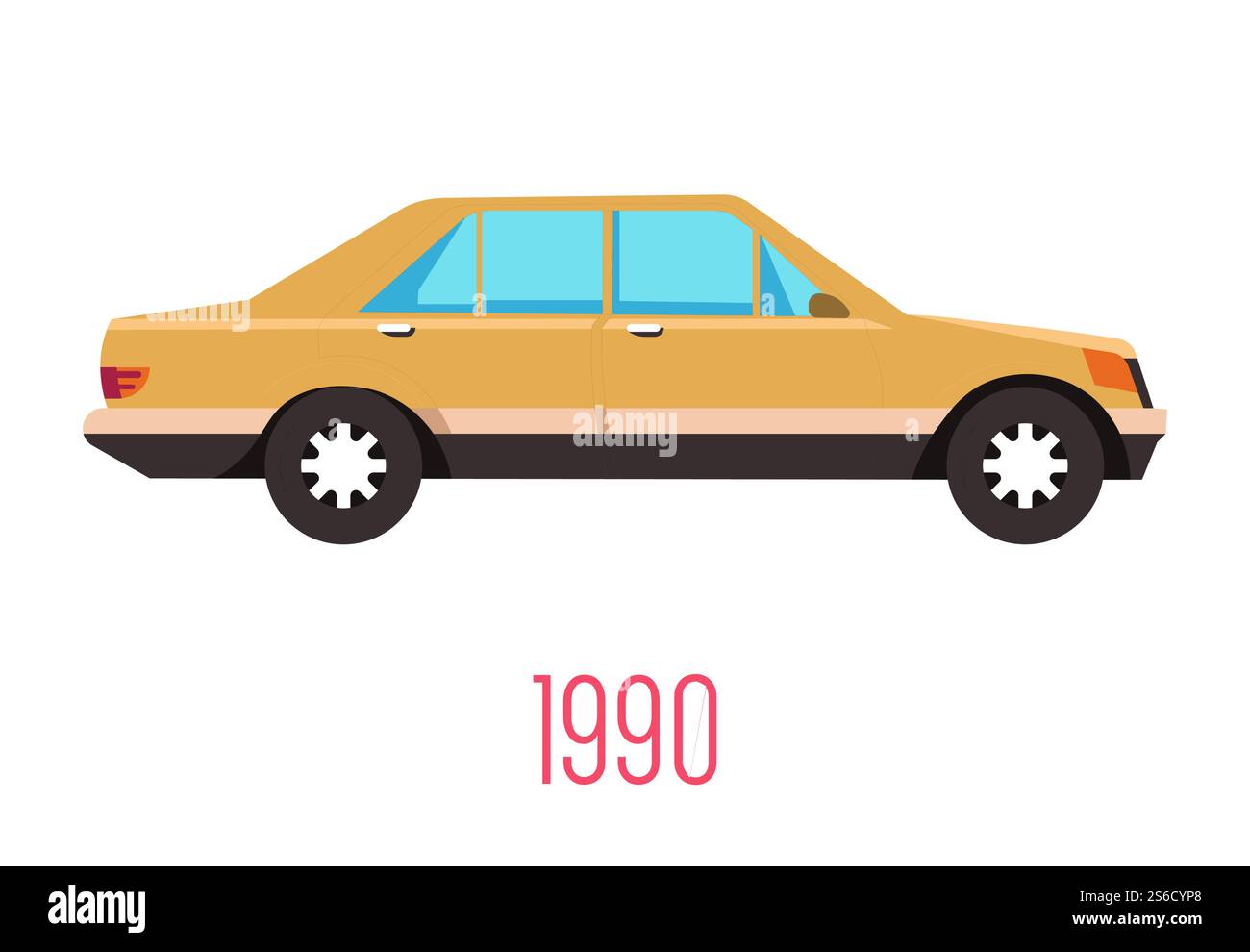 1990s car Stock Vector Images - Alamy