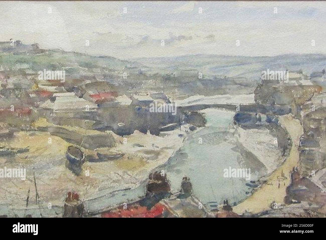 Frederick Stuart Richardson - View over Whitby and Tate Hill Sands ...