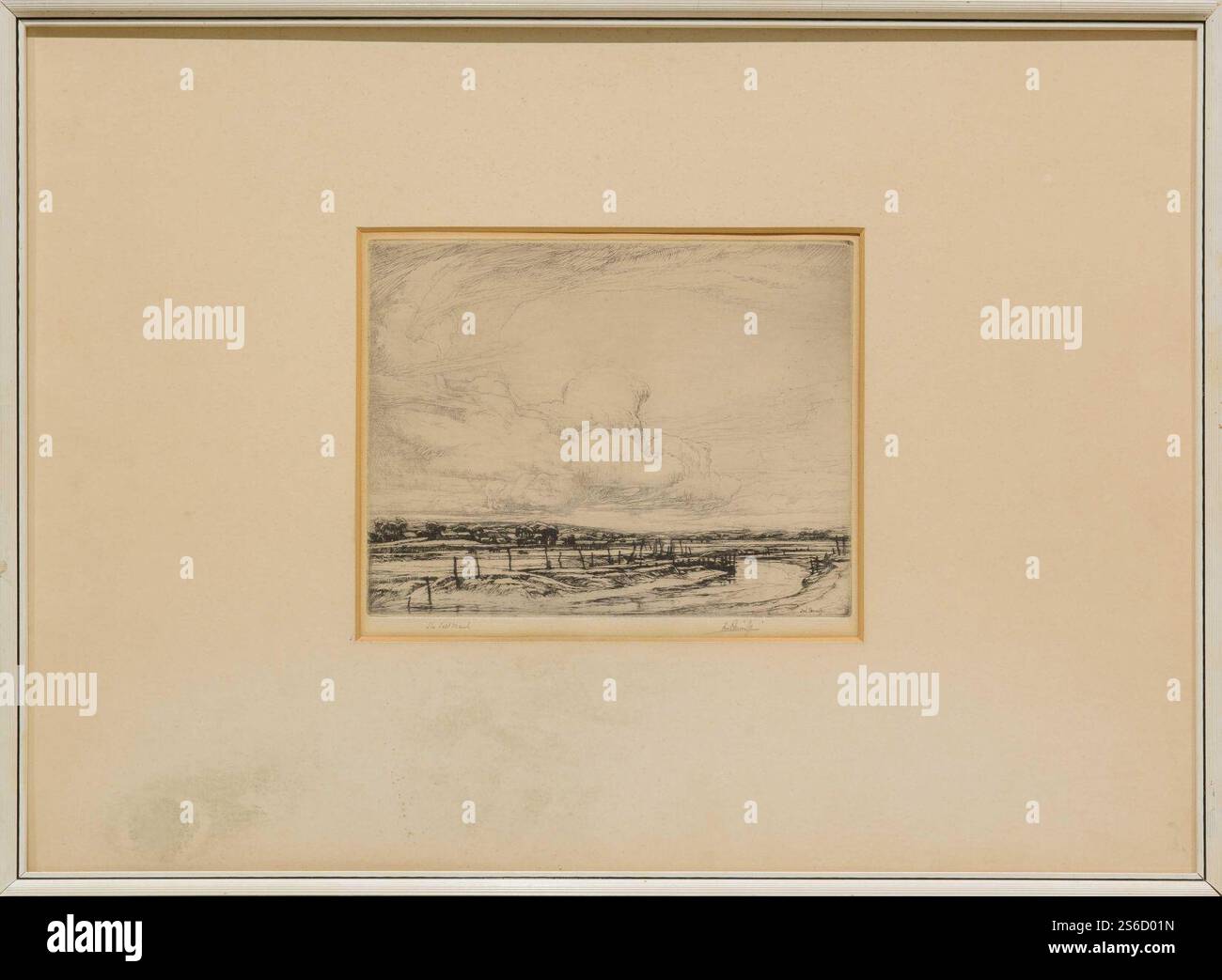 Frederick Vango Burridge - Etching Stock Photo - Alamy