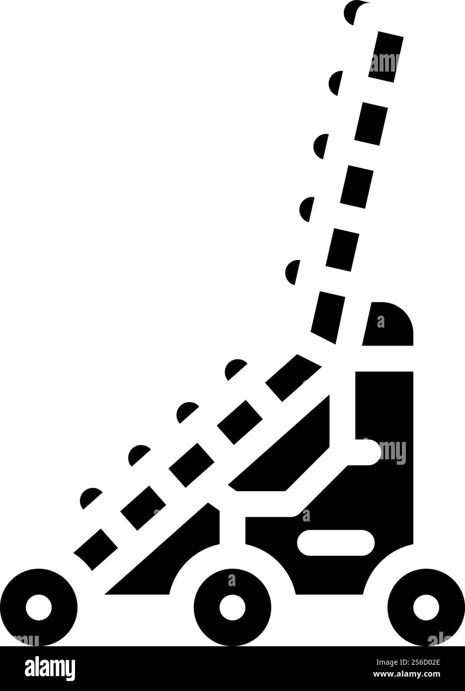 siege ladder glyph icon vector. siege ladder sign. isolated contour ...