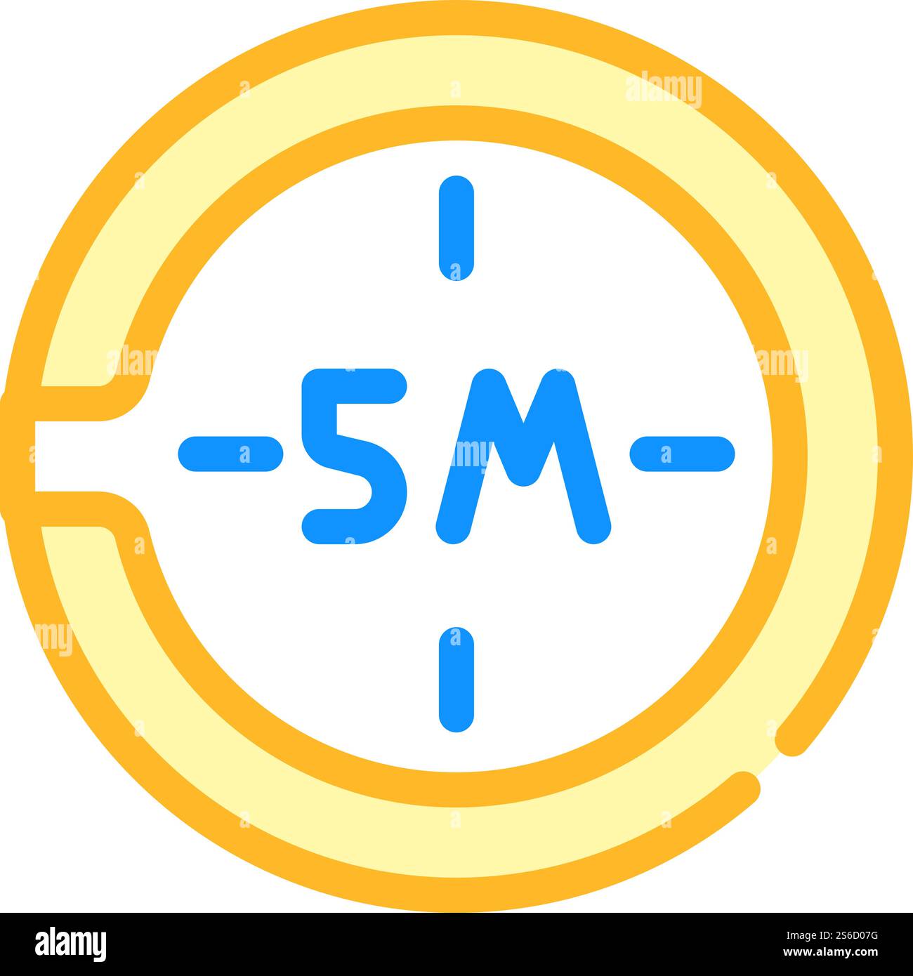 picket measuring tool color icon vector. picket measuring tool sign ...