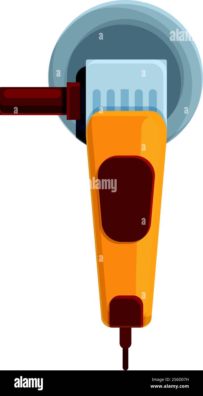 Industrial worker grinding machine on Stock Vector Images - Alamy