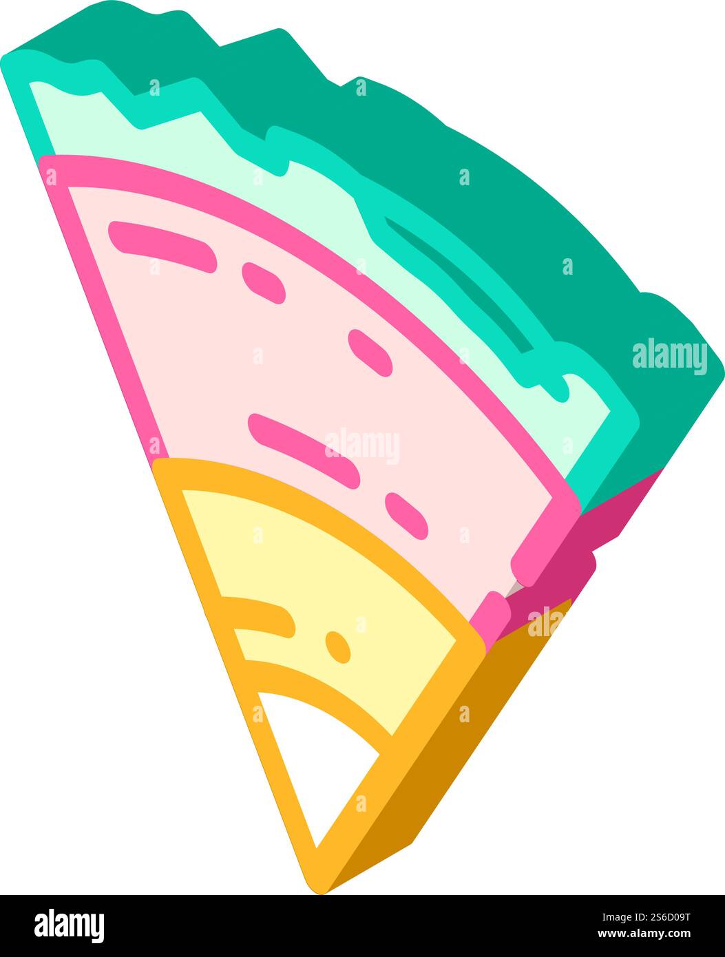 earth structure isometric icon vector. earth structure sign. isolated ...