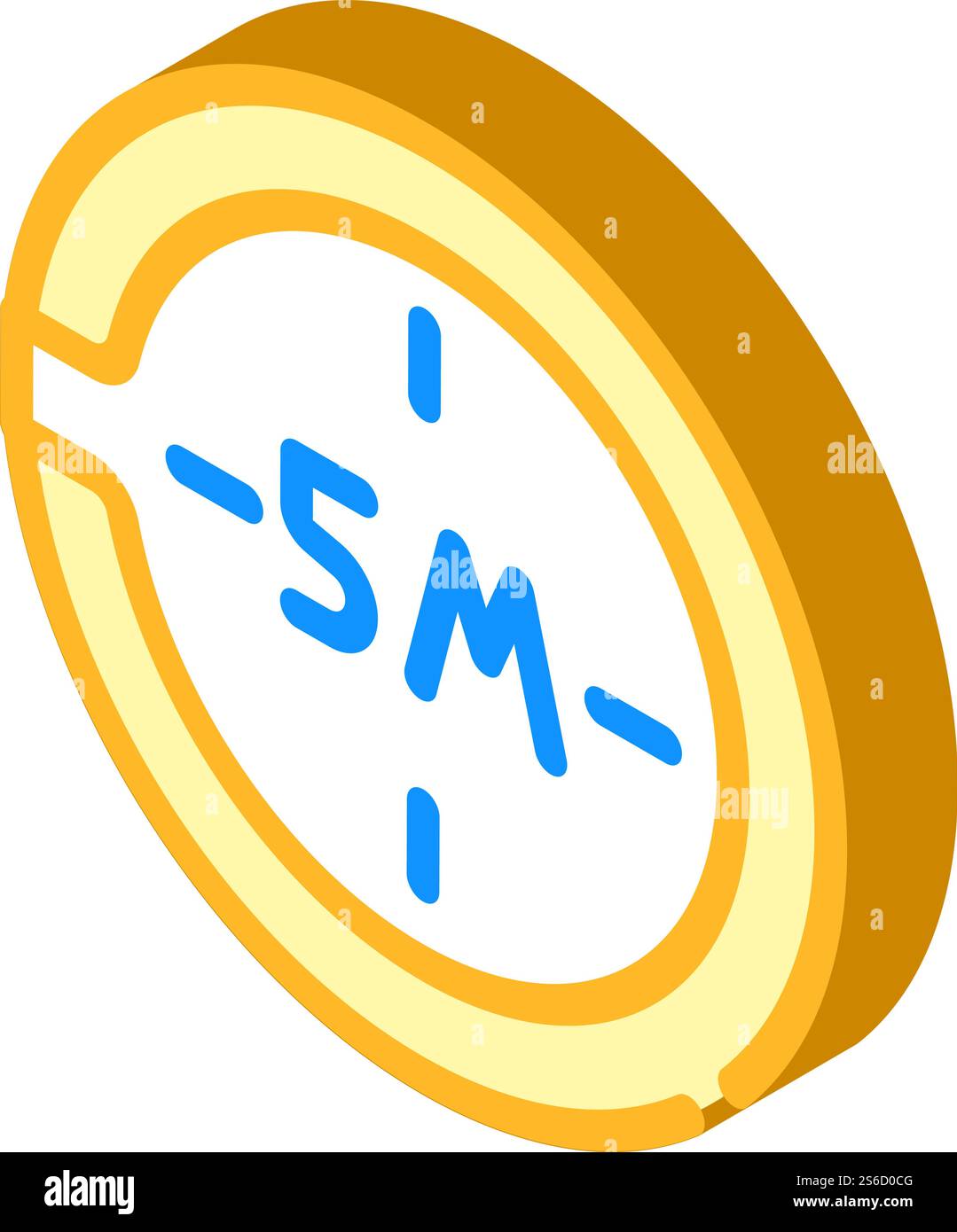 picket measuring tool isometric icon vector. picket measuring tool sign ...