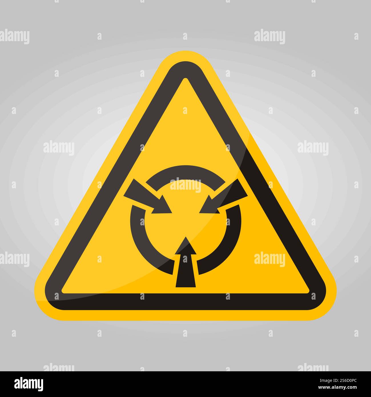 Electrostatic Sensitive Device (ESD) Symbol Sign Isolate On White ...